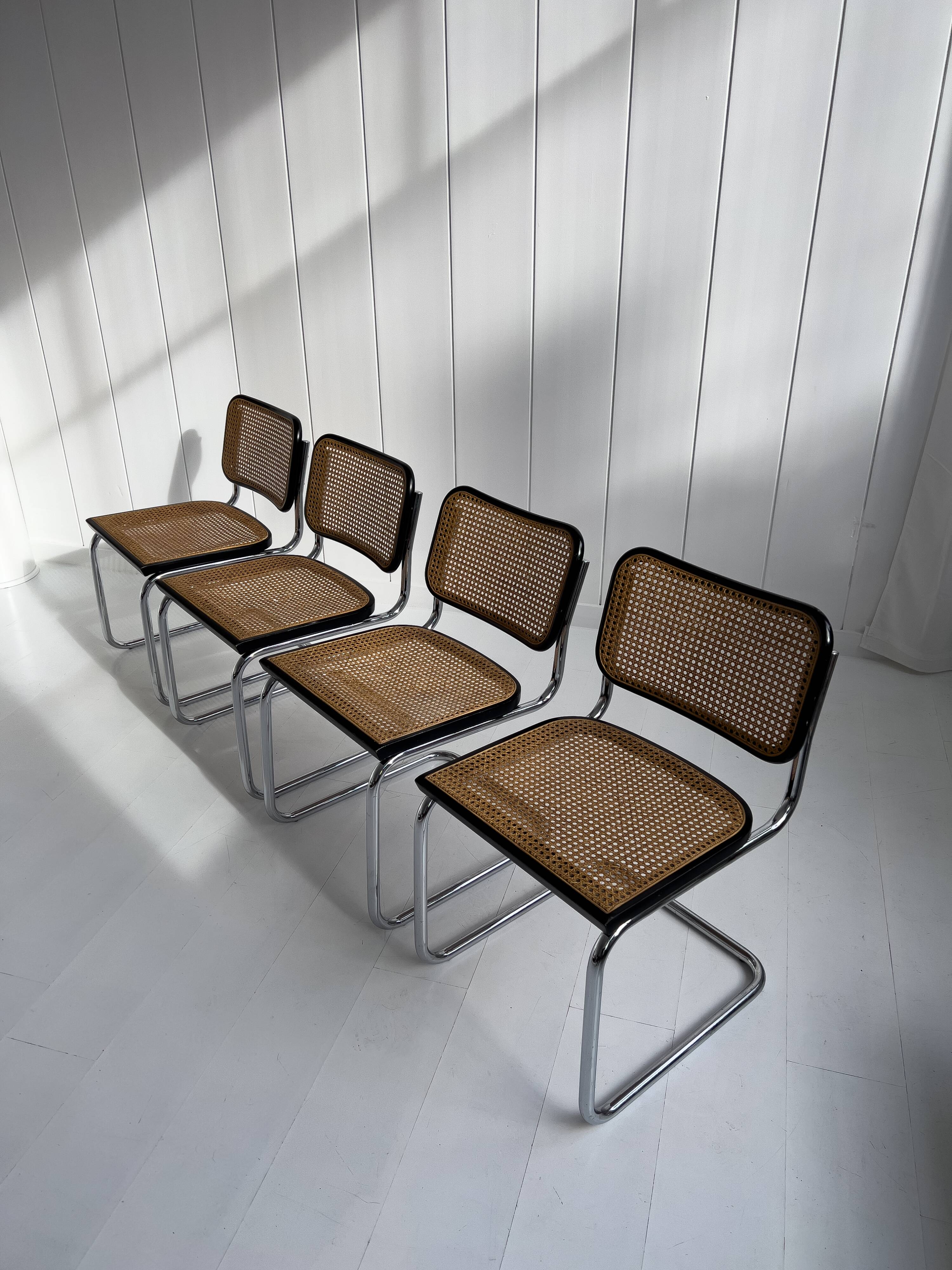 Chaises Cesca B32 par Marcel Breuer, Édition Cidue | Selency