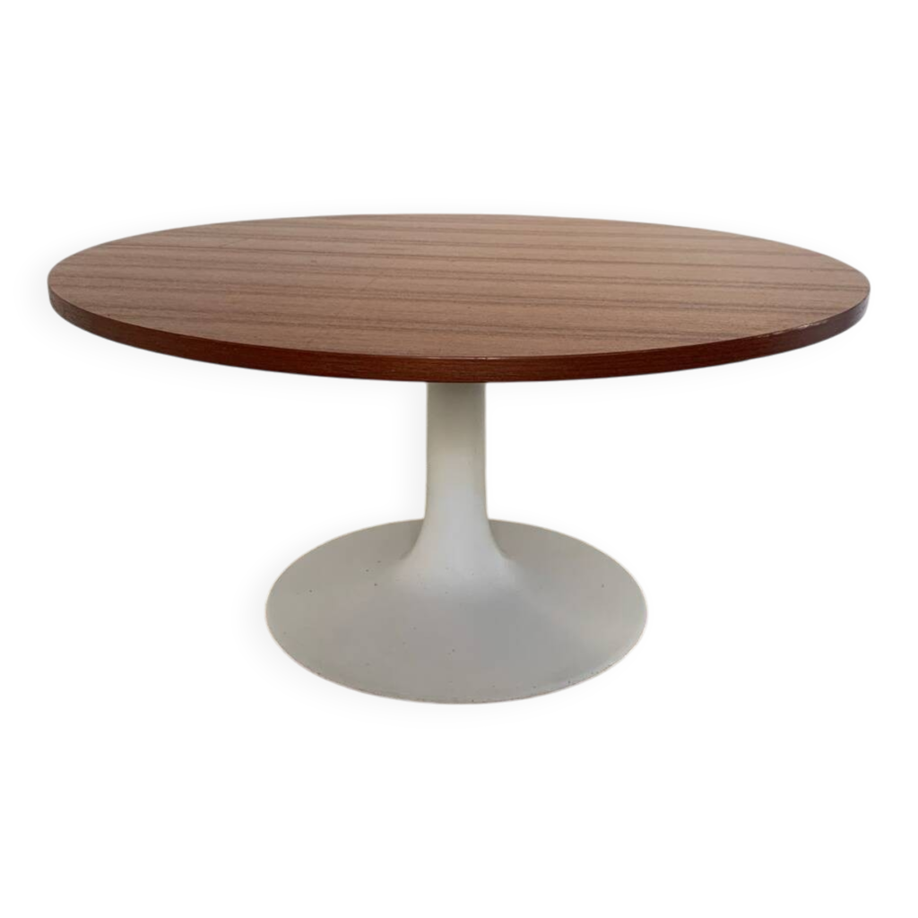 Table modulable JER – Pied tulipe en fonte – Fonderie Chenesseau Orléa ...
