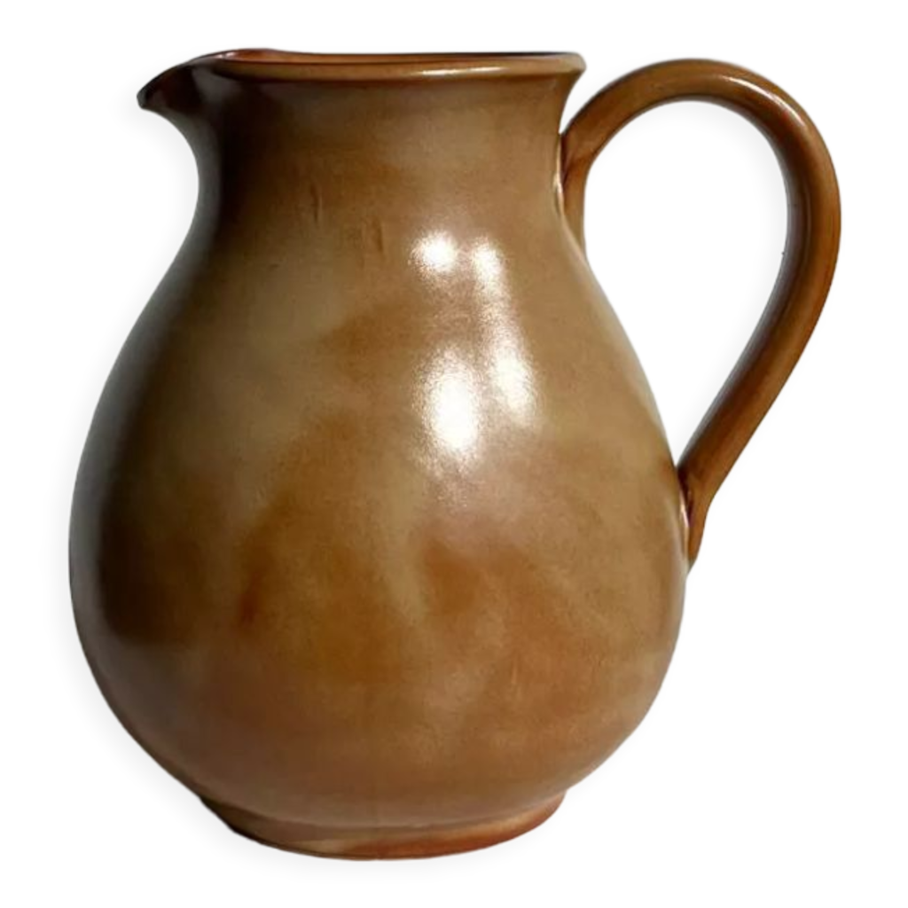 Pichet ou carafe en grès à eau H: 17cm | Selency