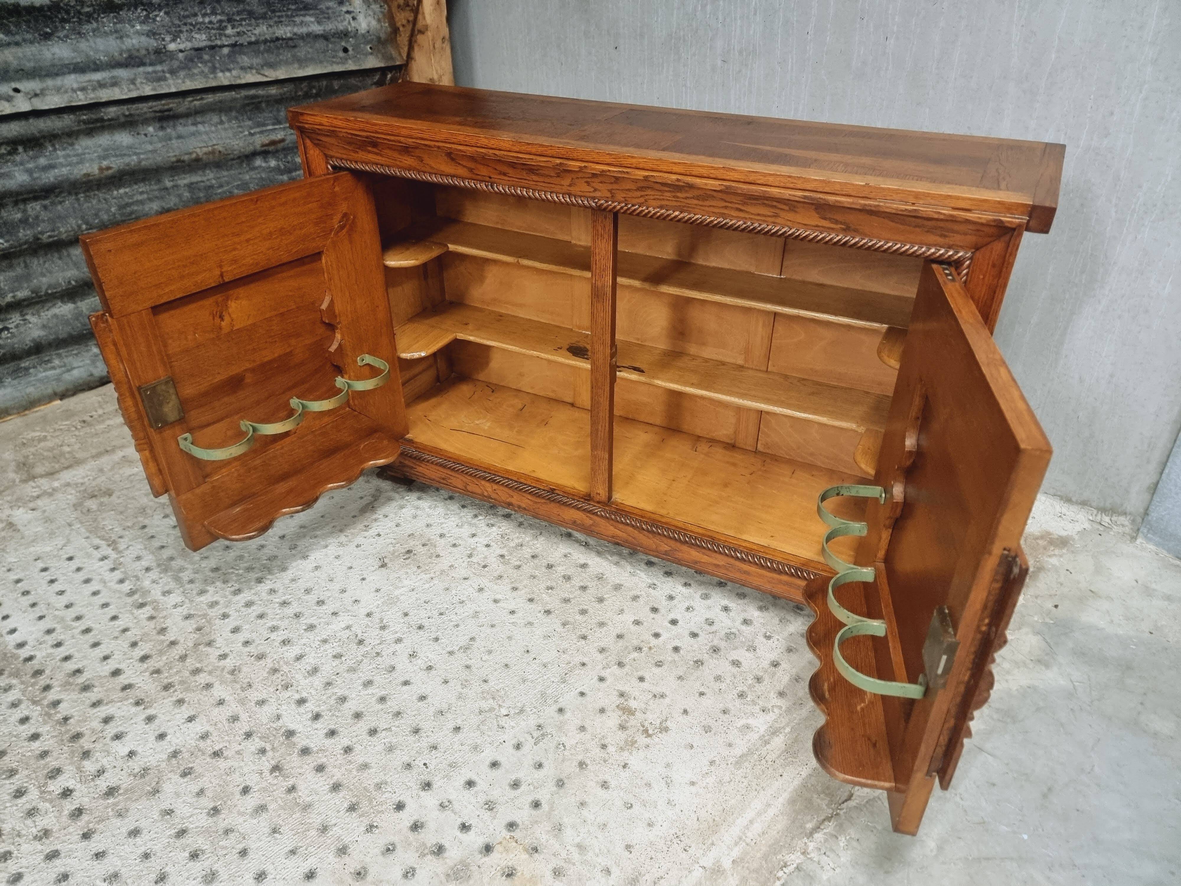 Buffet Art Déco meuble à boissons meuble design en chêne | Selency