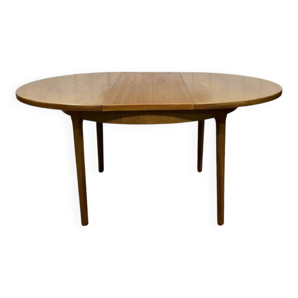 Table ronde anglaise extensible, années 70 | Selency