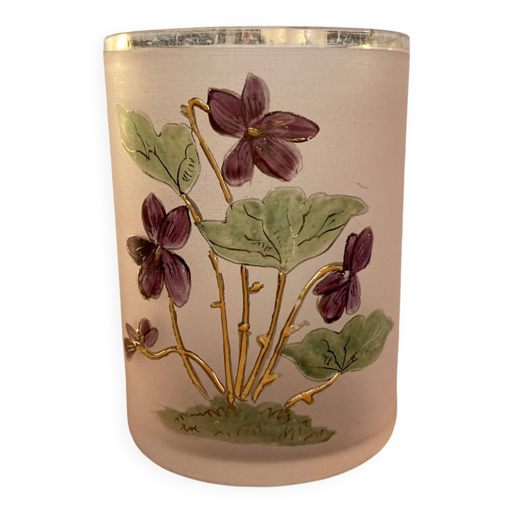 Verre de cure thermale fin XIX début XXeme | Selency