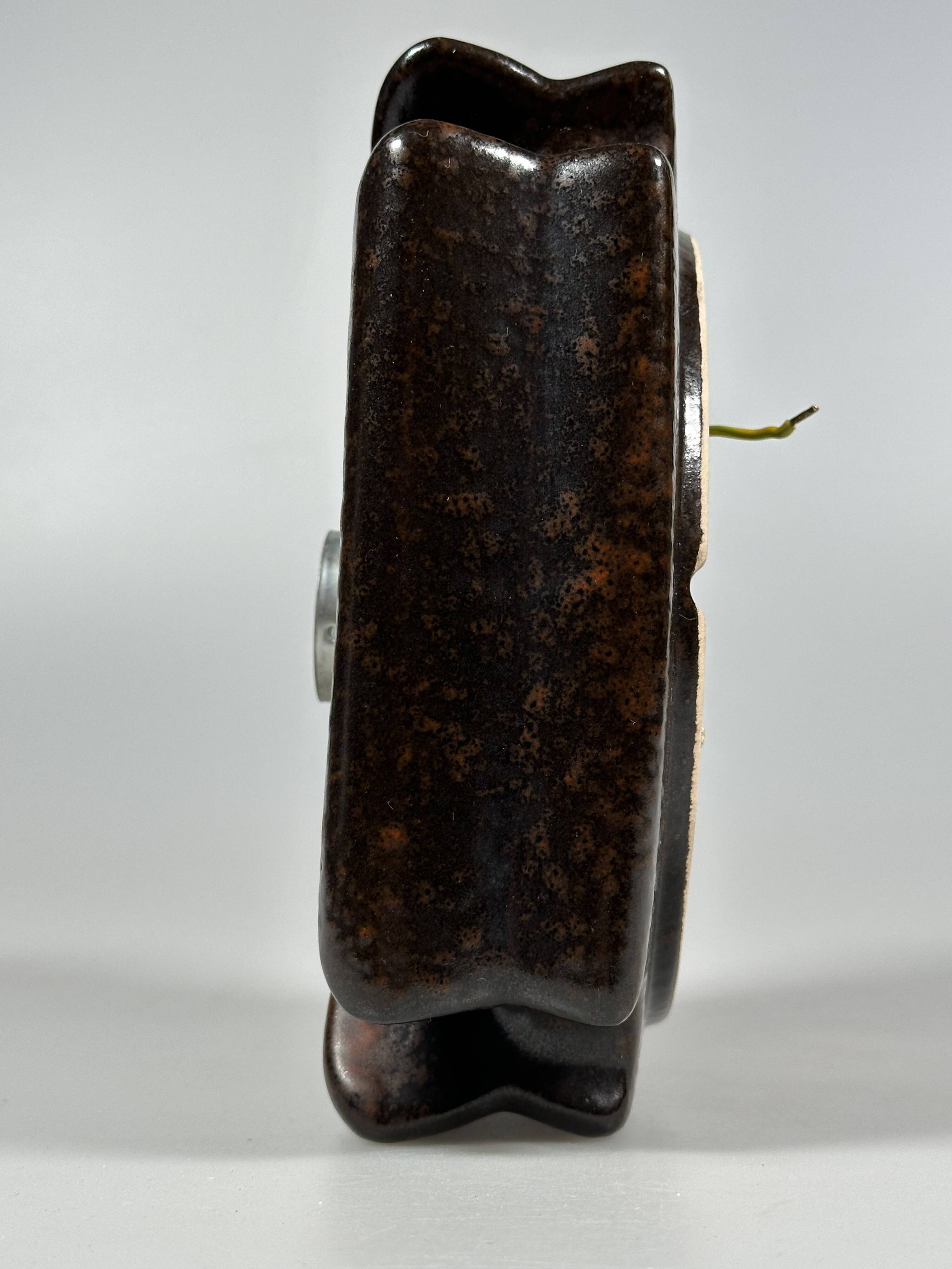 1960s/70s Ceramic Wall Lamp, Mid-Century Wall Sconce, Space Age Design | Selency