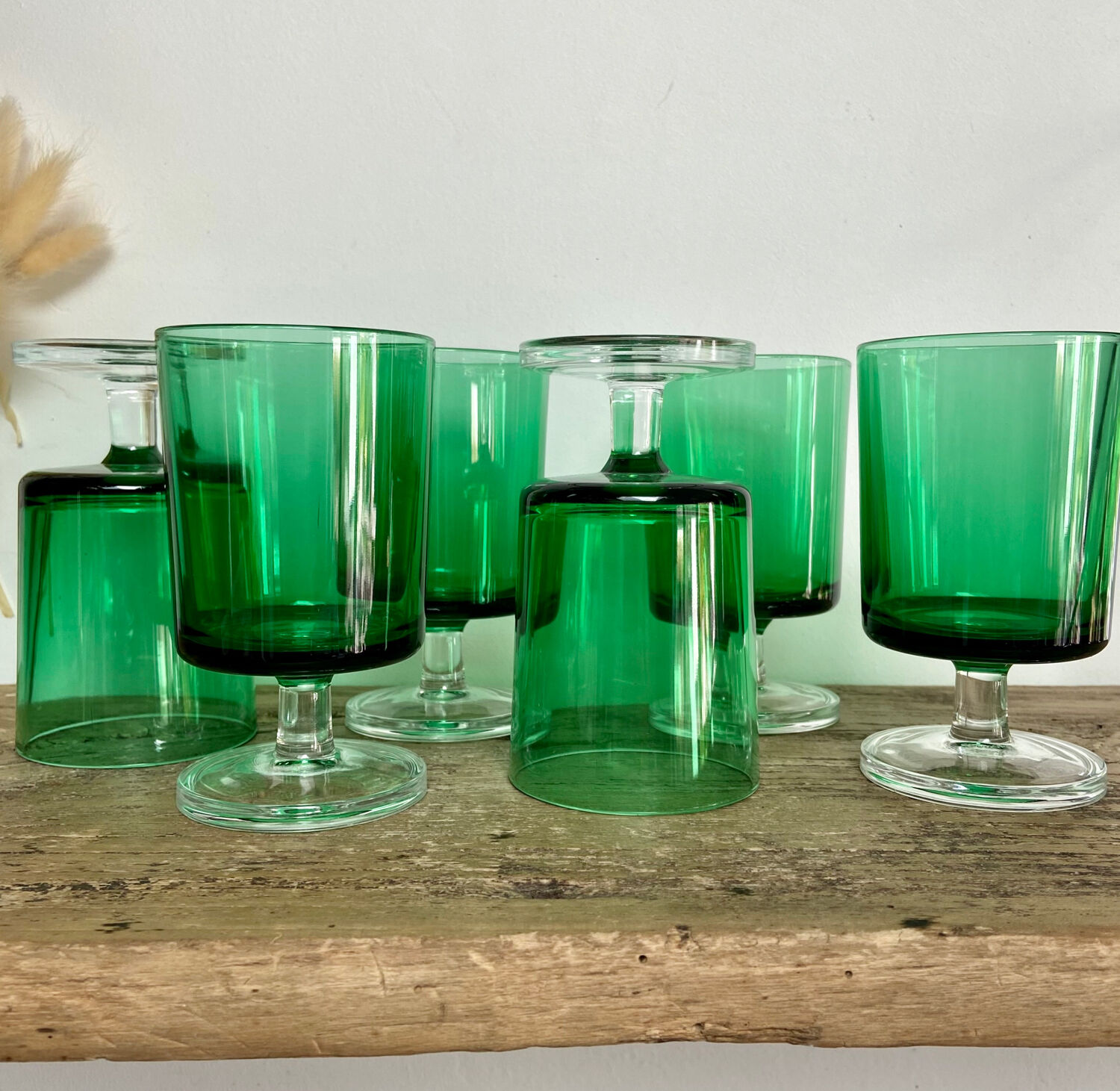 6 verres luminarc france “cavalier “ | Selency