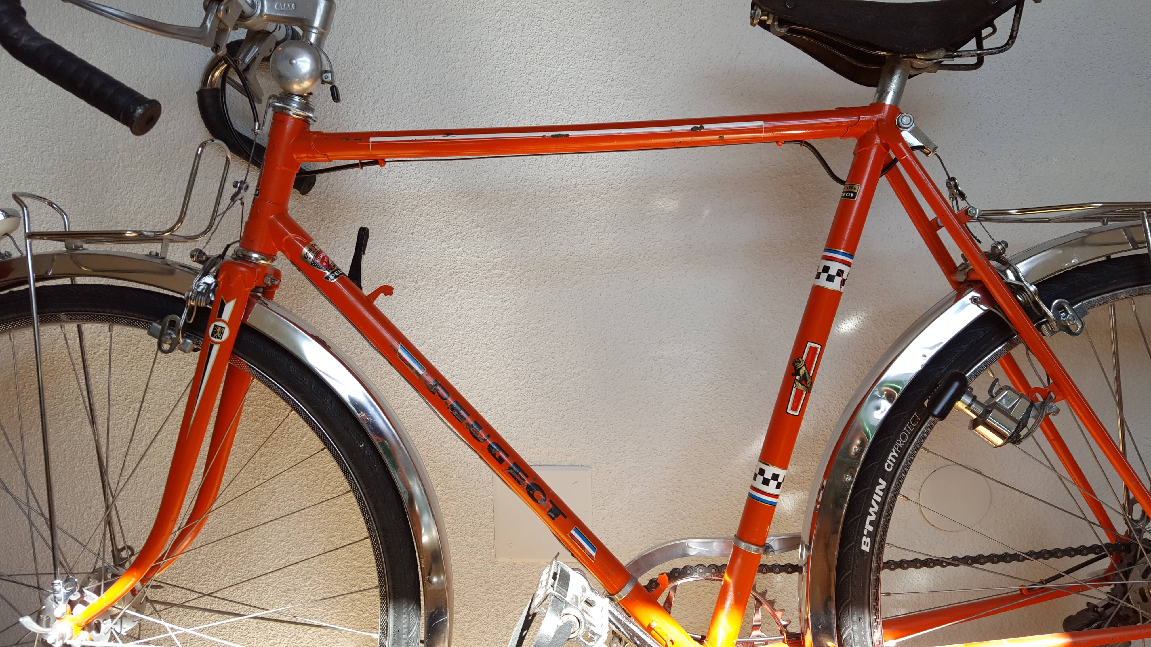 Vélo Peugeot PX50 randonneur vintage orange | Selency