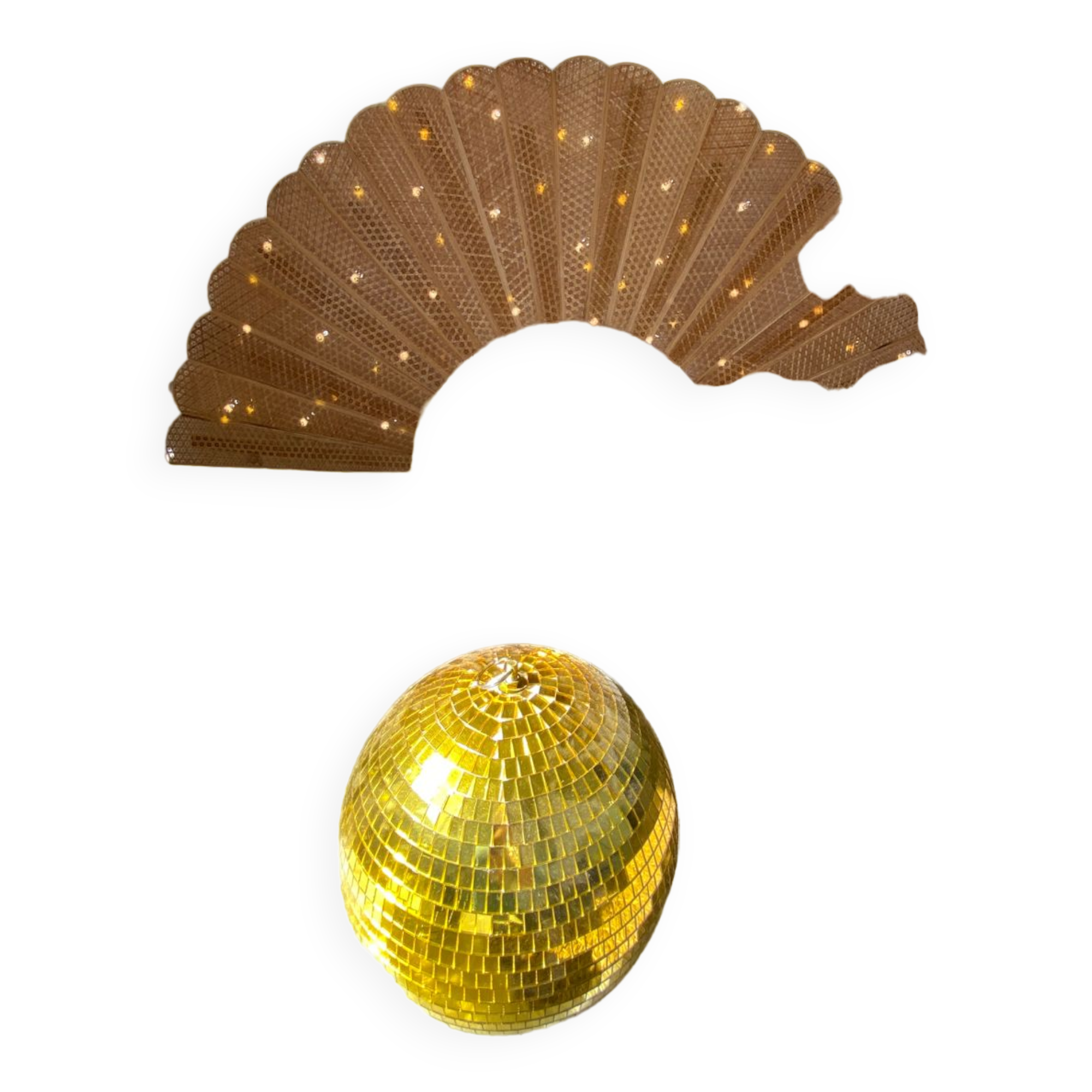 Éventail géant en rotin | Selency