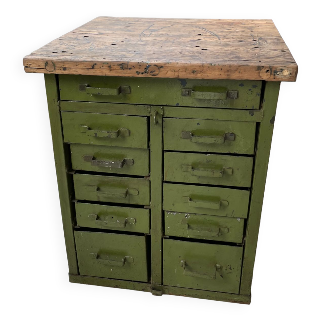 Meuble établi rangement militaire industriel | Selency