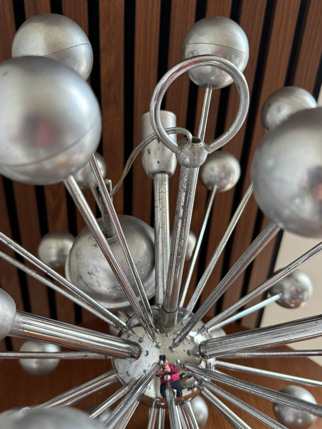 Ancienne suspension Spoutnik Space age vintage | Selency