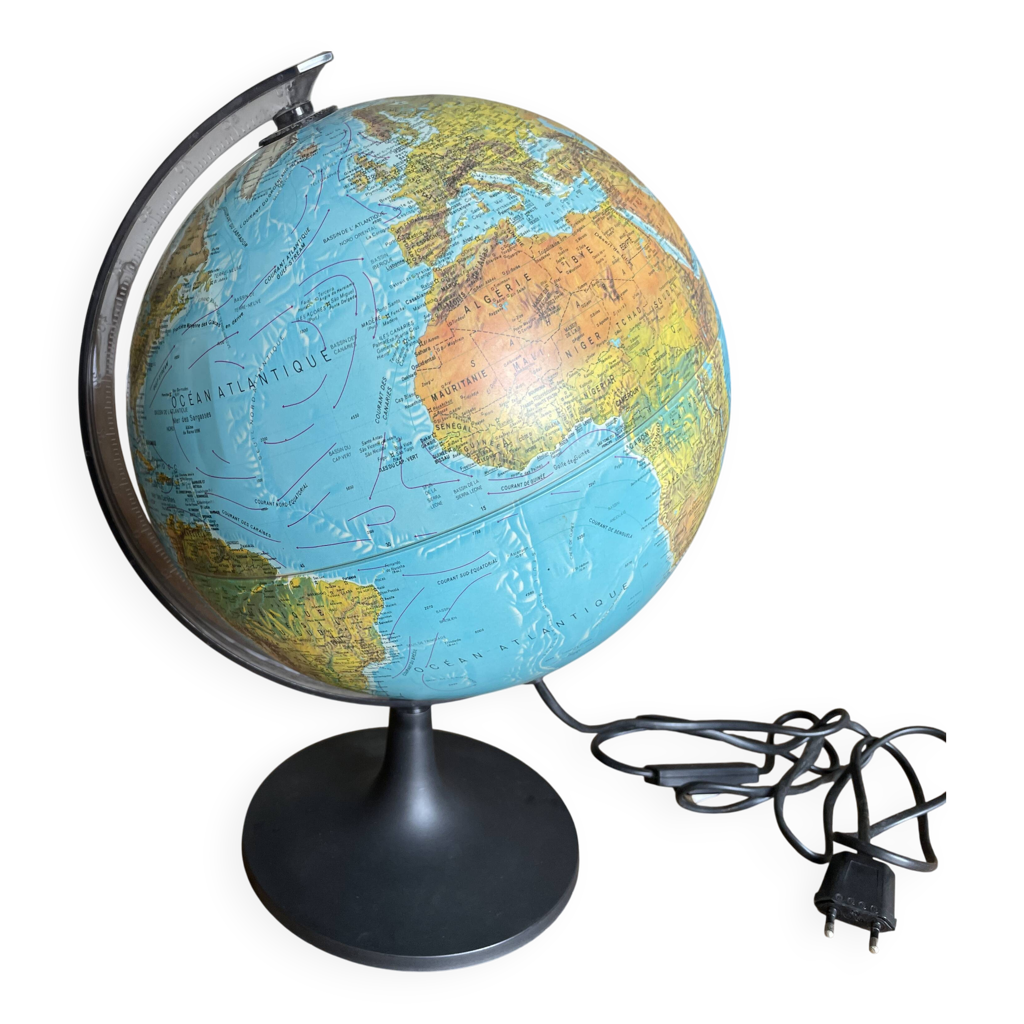 Scan Globe World Map 70s | Selency