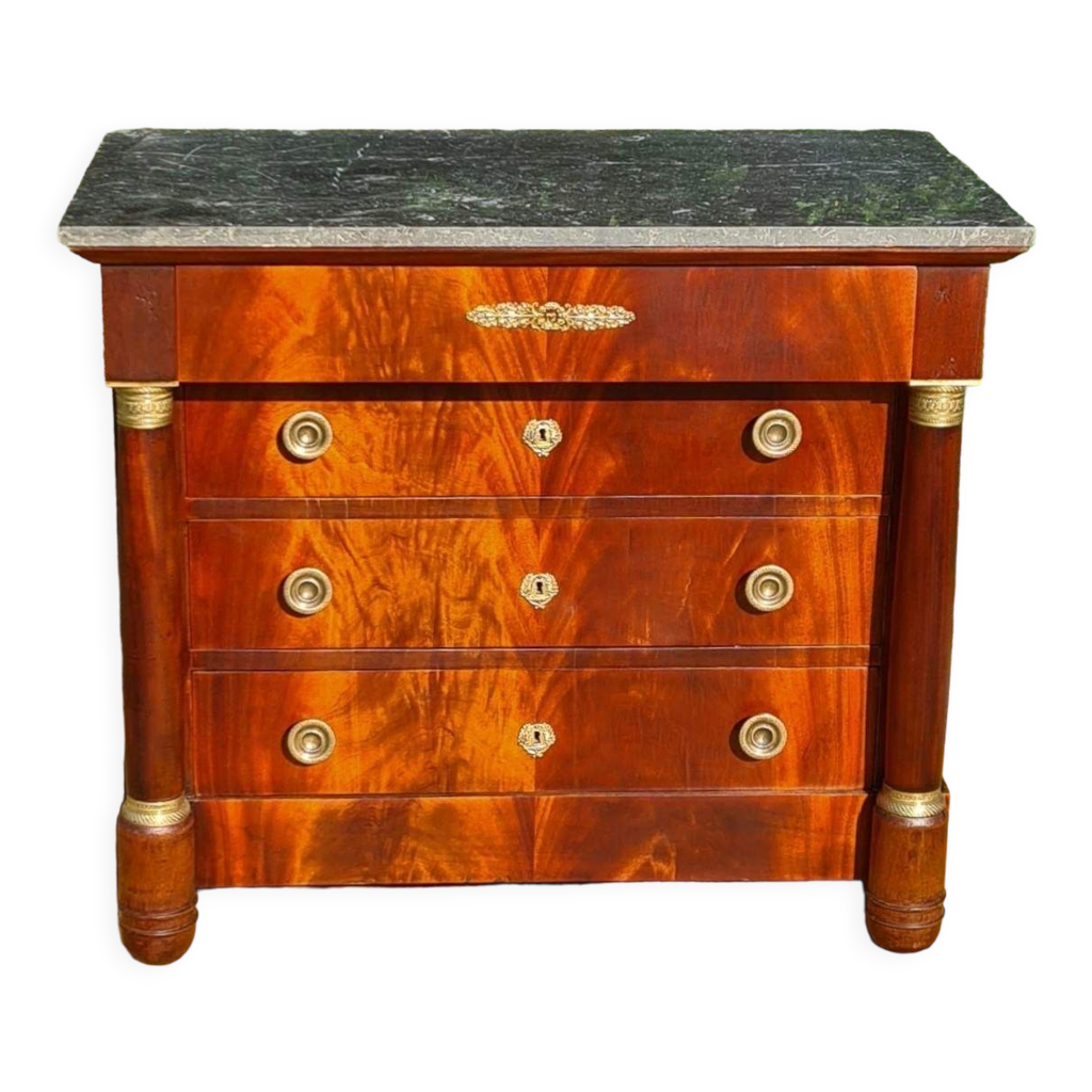 Commode empire en acajou, d’époque xixe | Selency