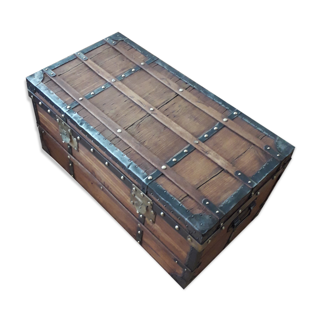 Malle vintage en bois | Selency