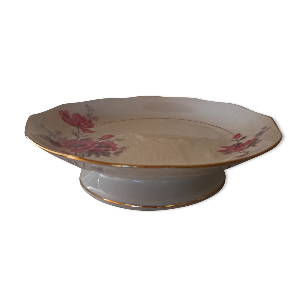 Assiette à piédouche compotier en porcelaine BHL France | Selency