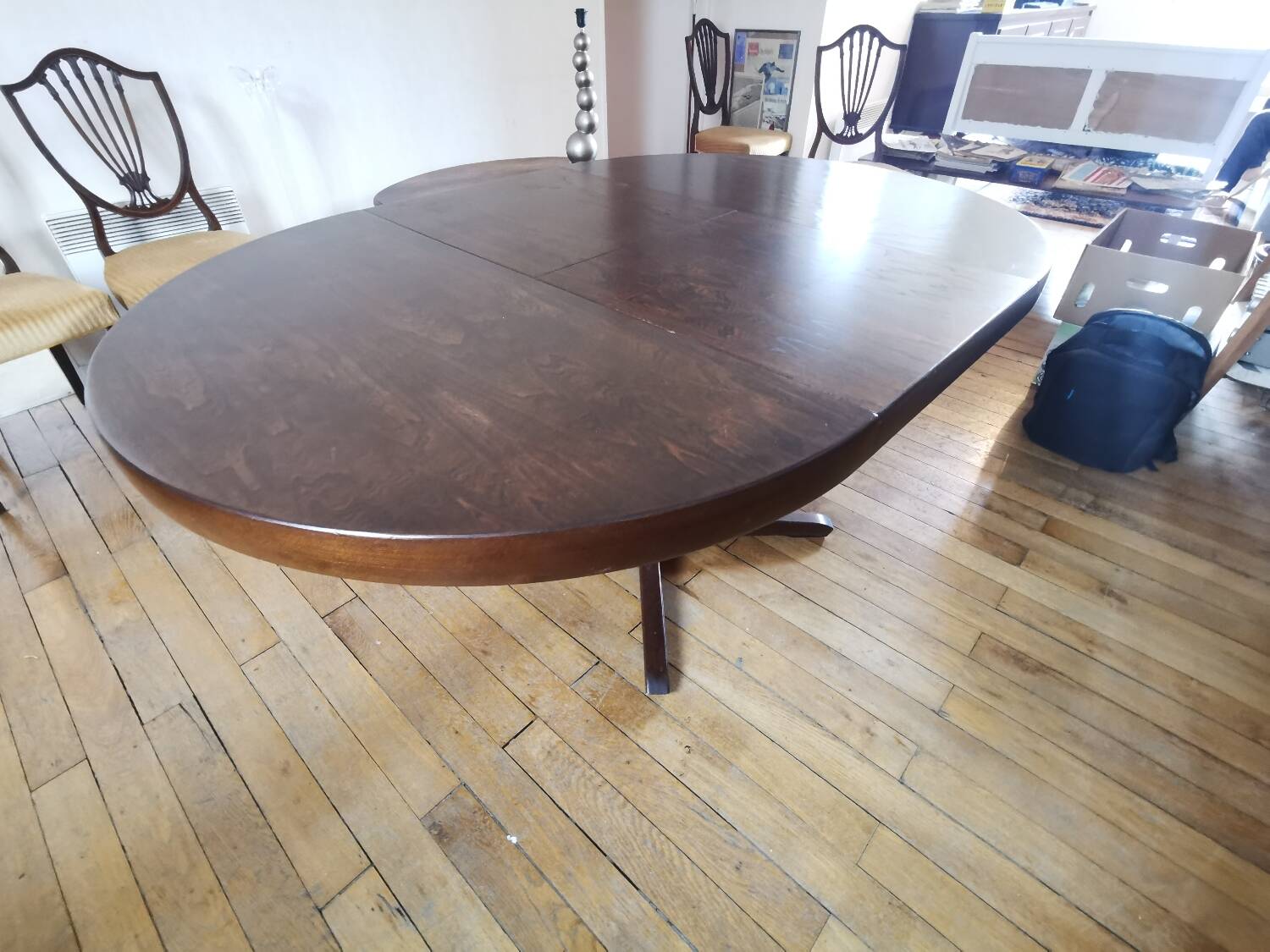 Baumann Round Extendable Dining Table | Selency