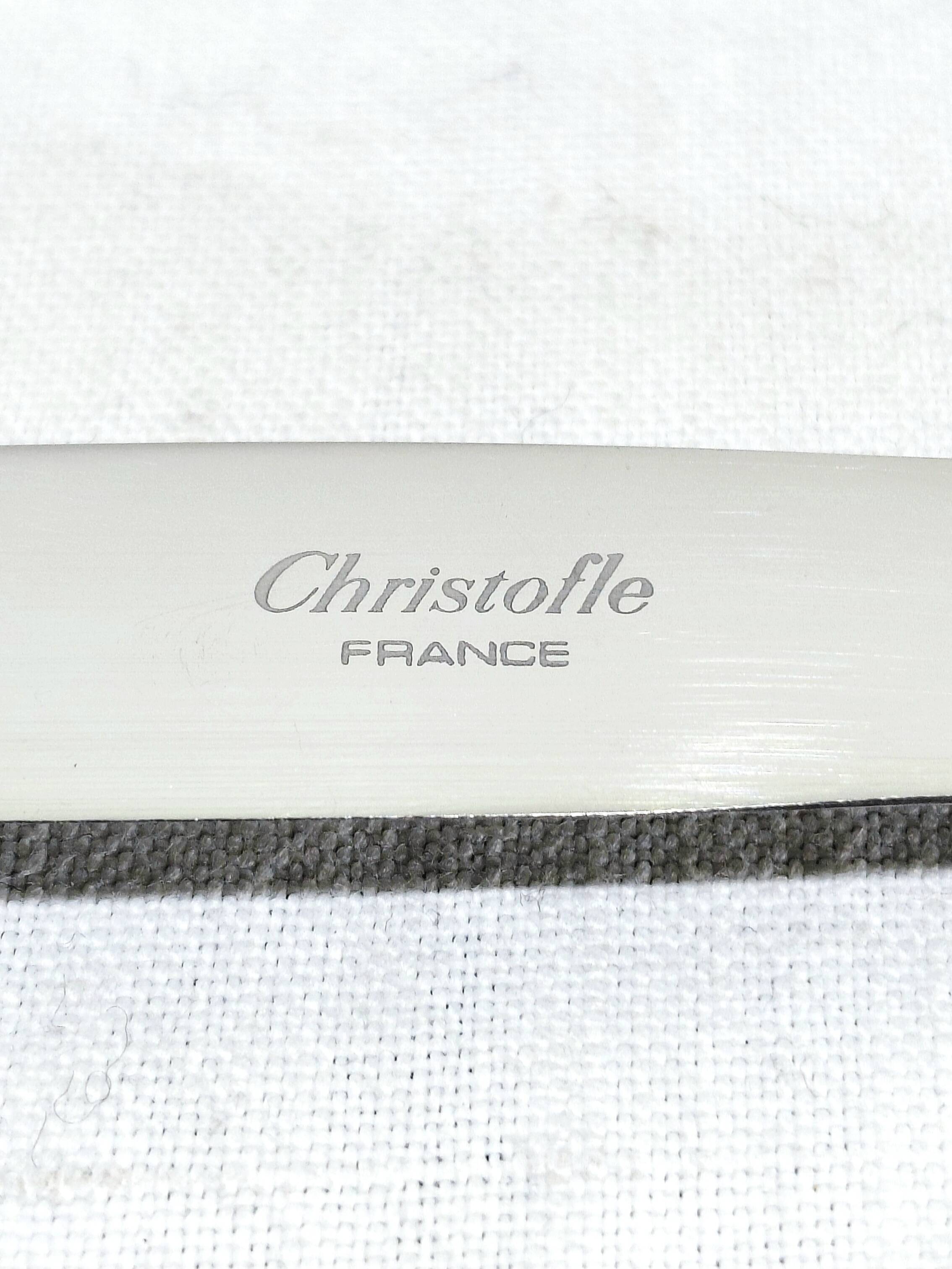 Christofle - Couteaux à Entremet Perles | Selency