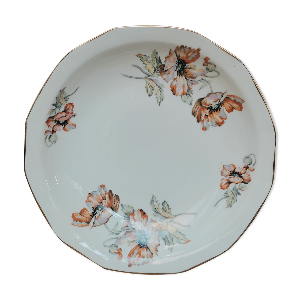 Plat creux art déco en porcelaine | Selency