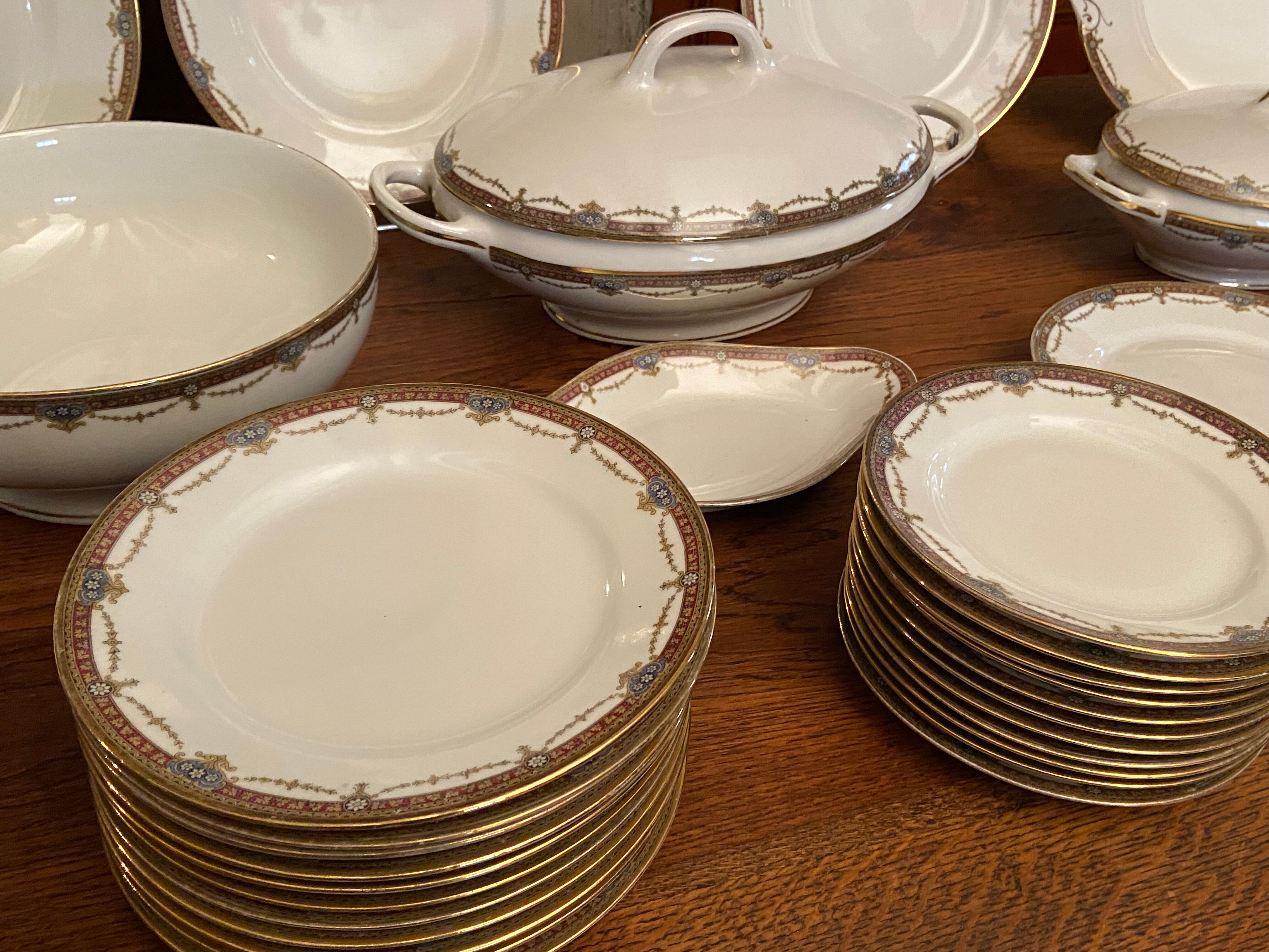 Estimation Service En Porcelaine De Limoges