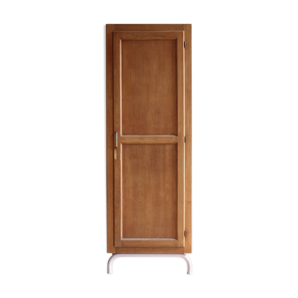 Armoire vestiaire d'internat en chêne revisité | Selency