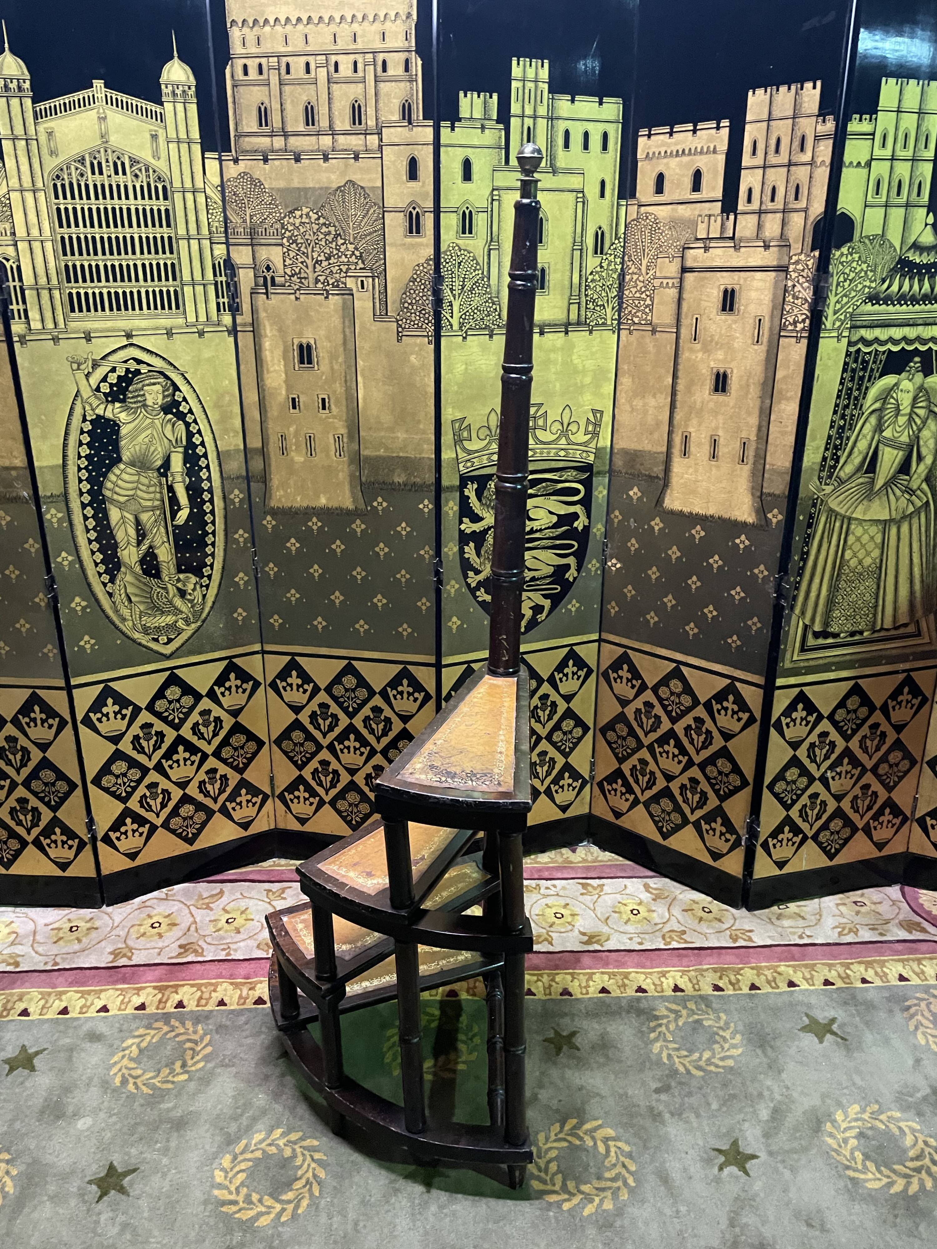 Stepladder english library staircase | Selency